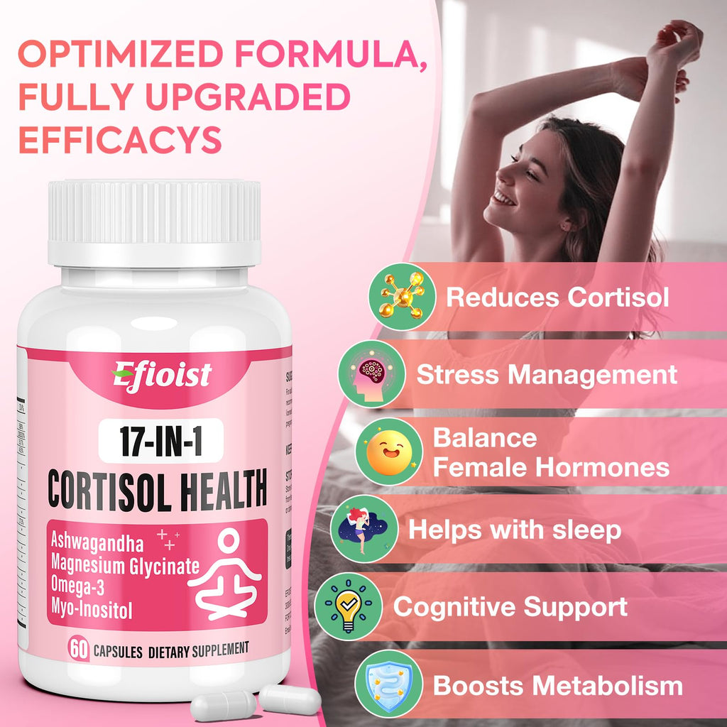 Cortisol hormone harmony for wellness