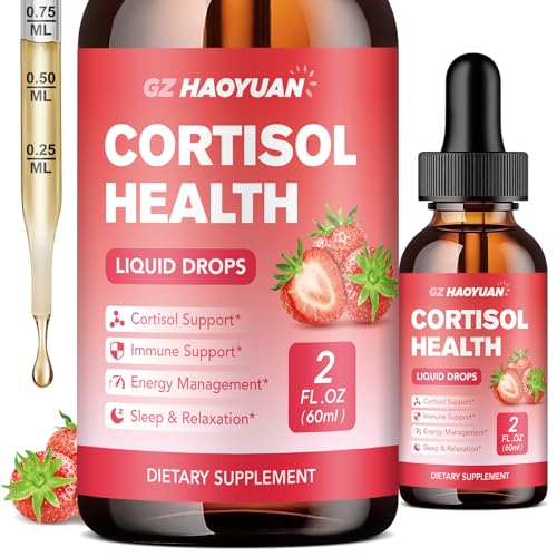 Cortisol liquid drops for stress relief
