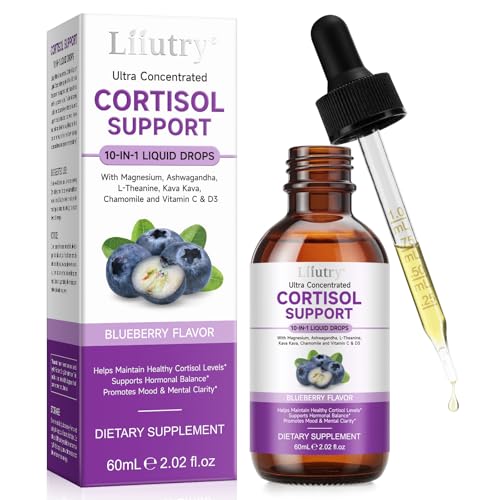 Cortisol liquid drops for stress relief
