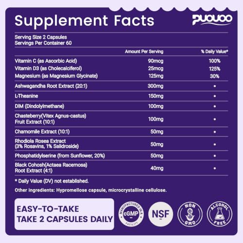 Cortisol management supplement for relaxation