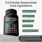 Cortisol management with herbal ingredients