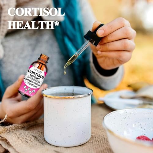 Cortisol management with magnesium drops