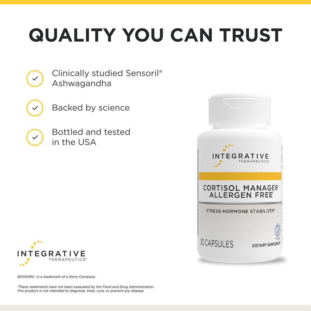 Cortisol Manager gummy multivitamin option