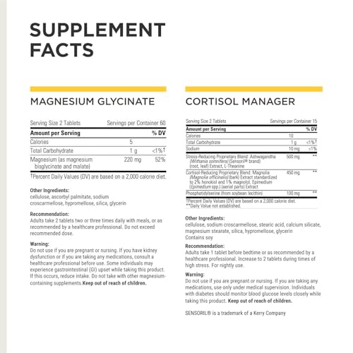 Cortisol Manager multivitamin for men