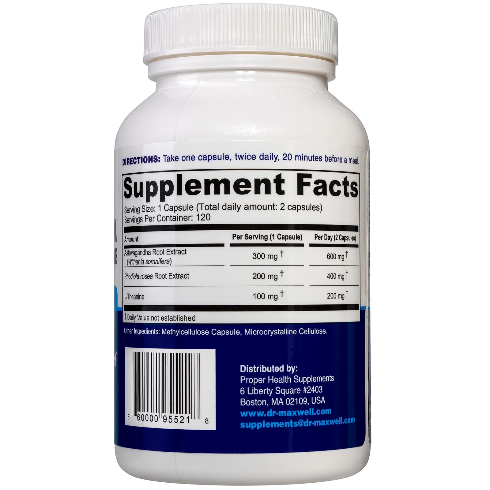 Cortisol manager multivitamin for men
