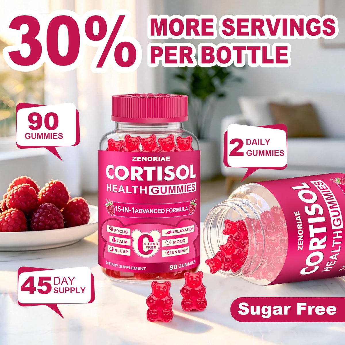 Cortisol multivitamins for overall health