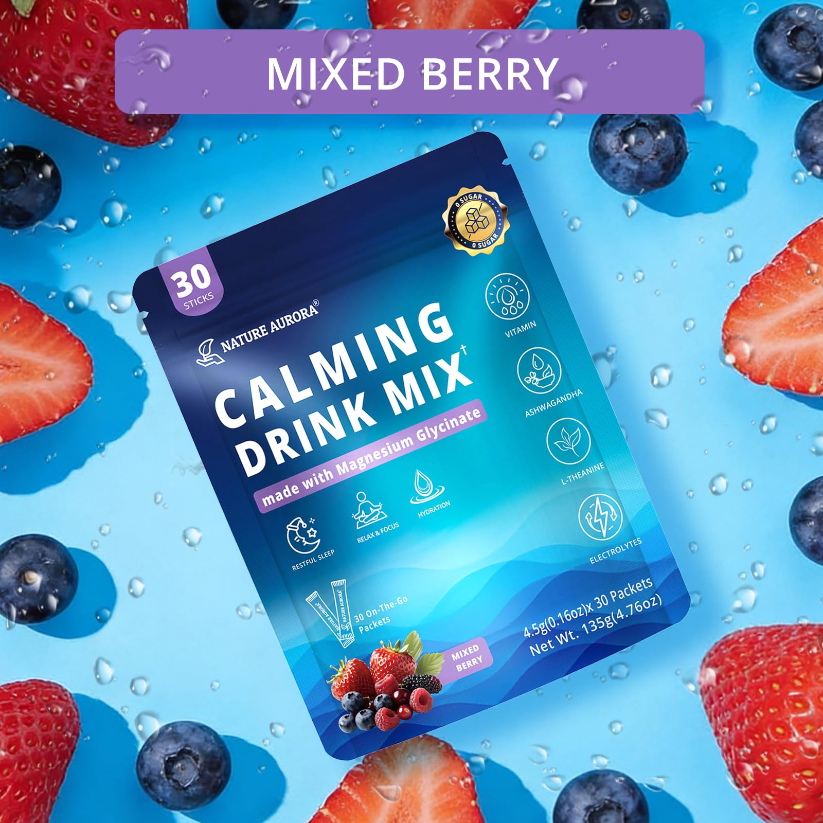 Cortisol powdered mix for daily wellness