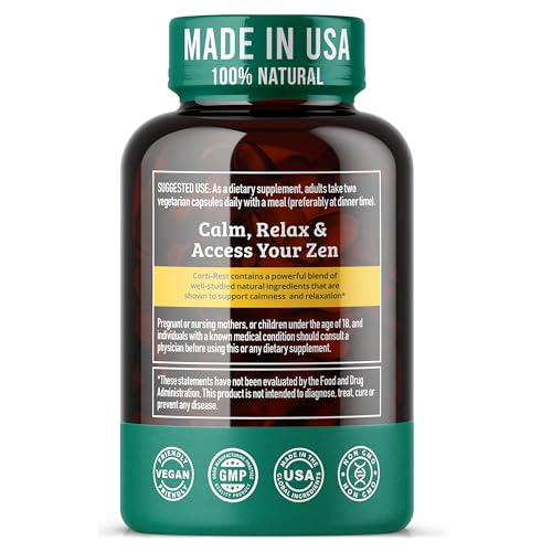 Cortisol reducer capsules for balanced wellness