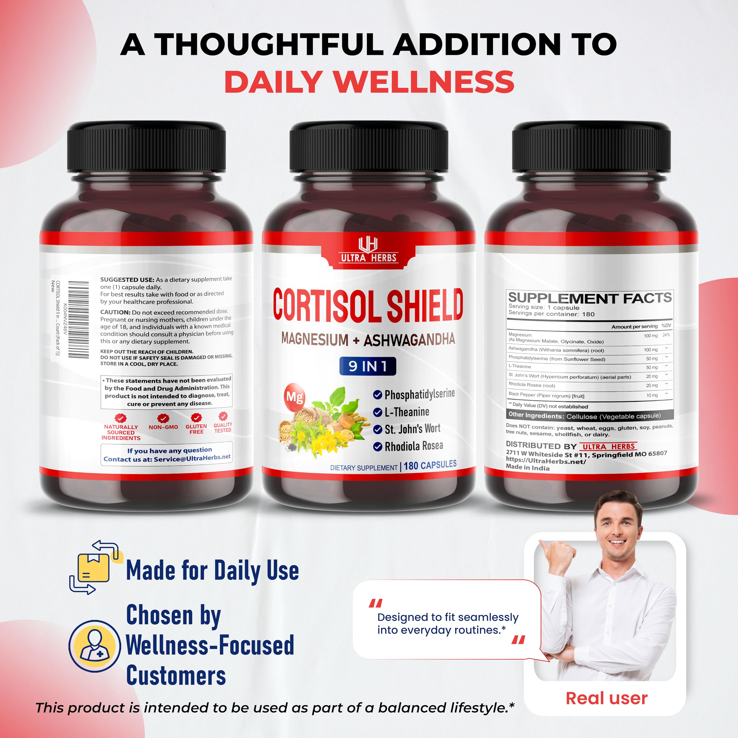 CORTISOL Shield 180 count supplement