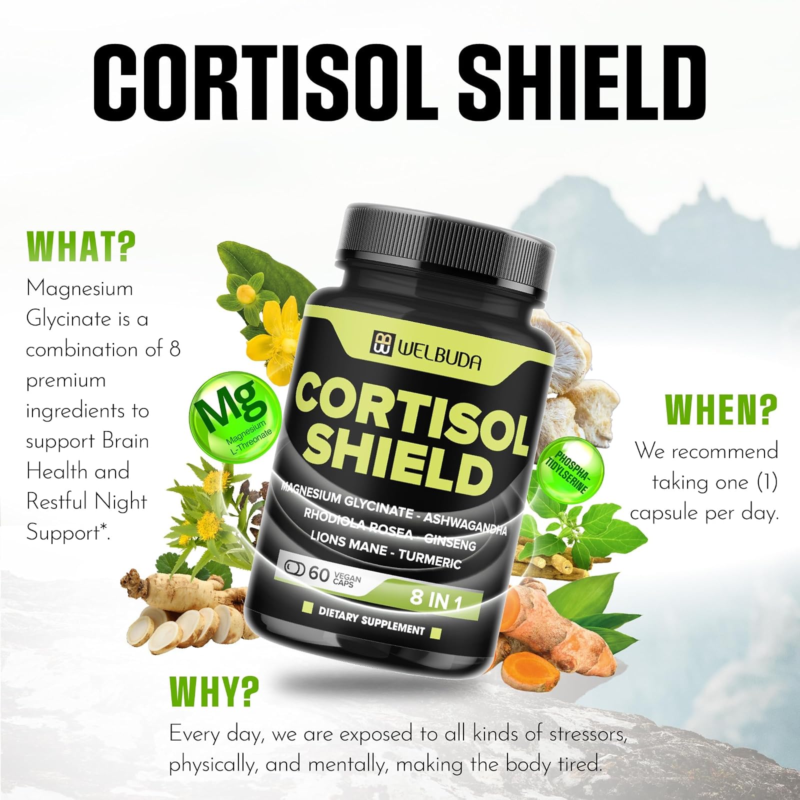 Cortisol Shield kids multivitamin for wellness