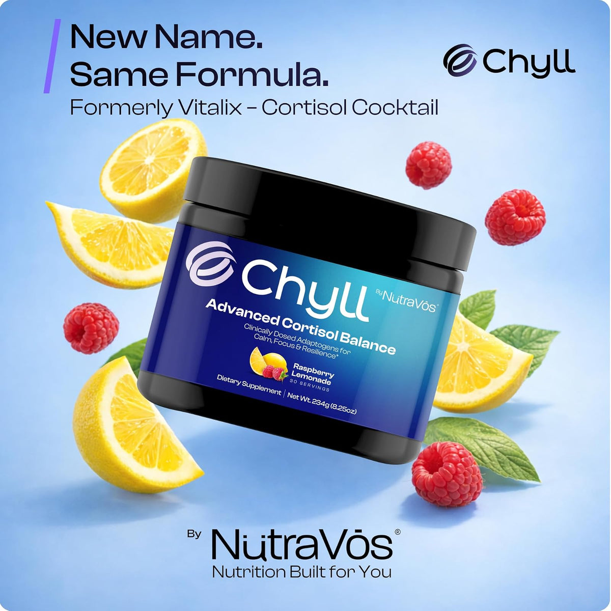 Cortisol supplement drink mix for stress relief