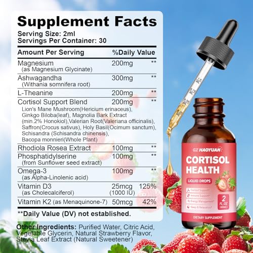 Cortisol supplement for active lifestyles