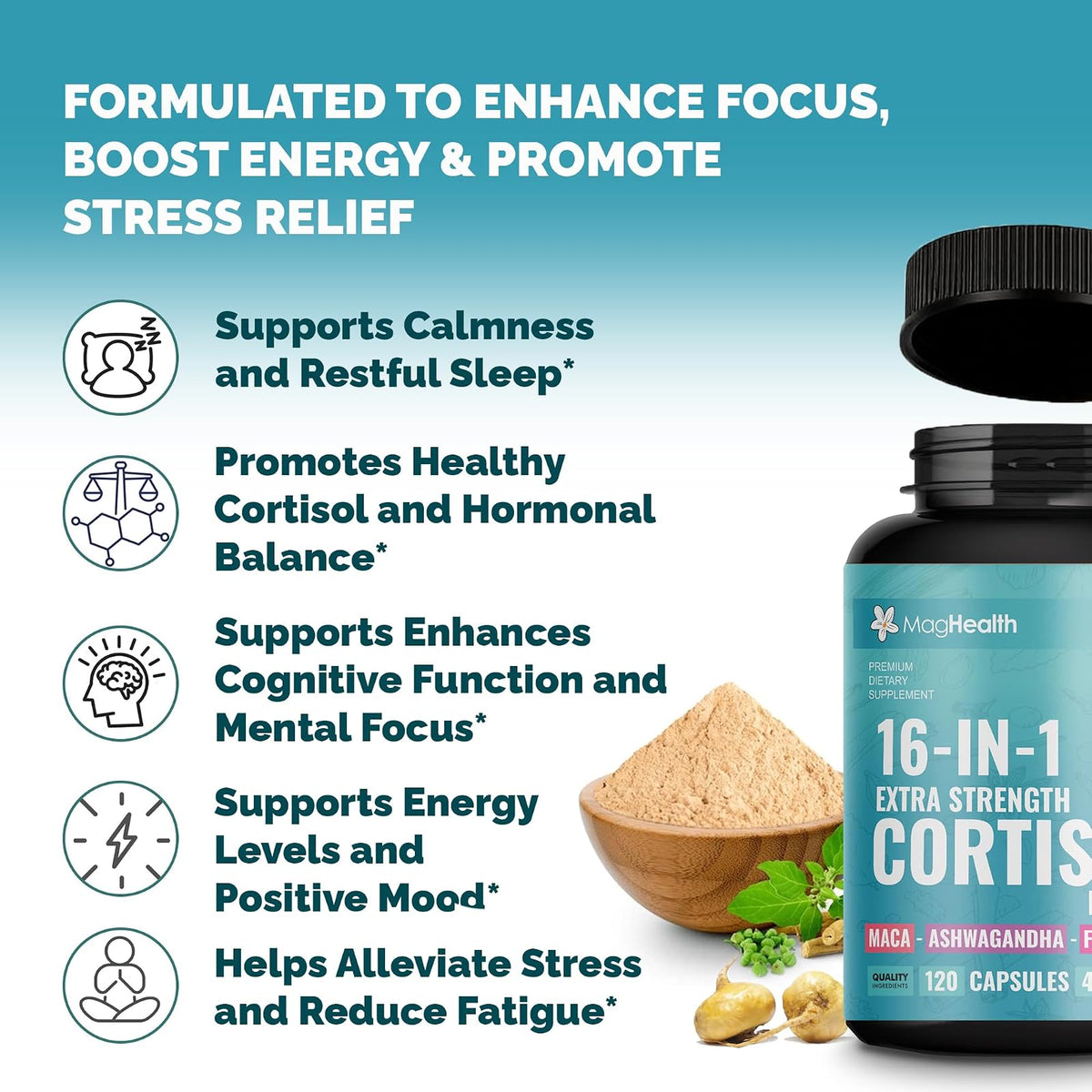 Cortisol supplement for better sleep