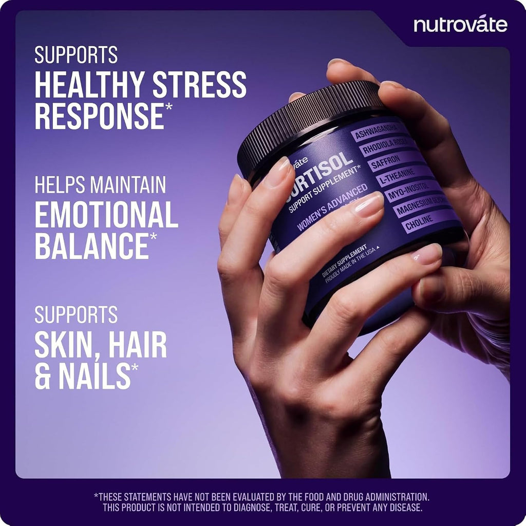 Cortisol supplement for overall wellness