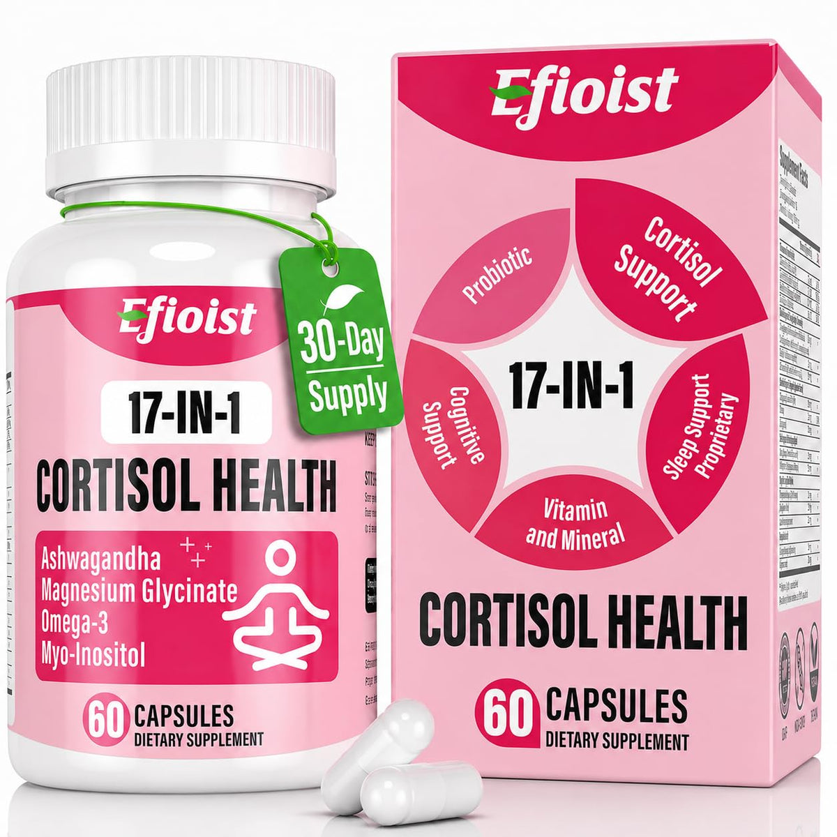 Cortisol supplement for stress relief