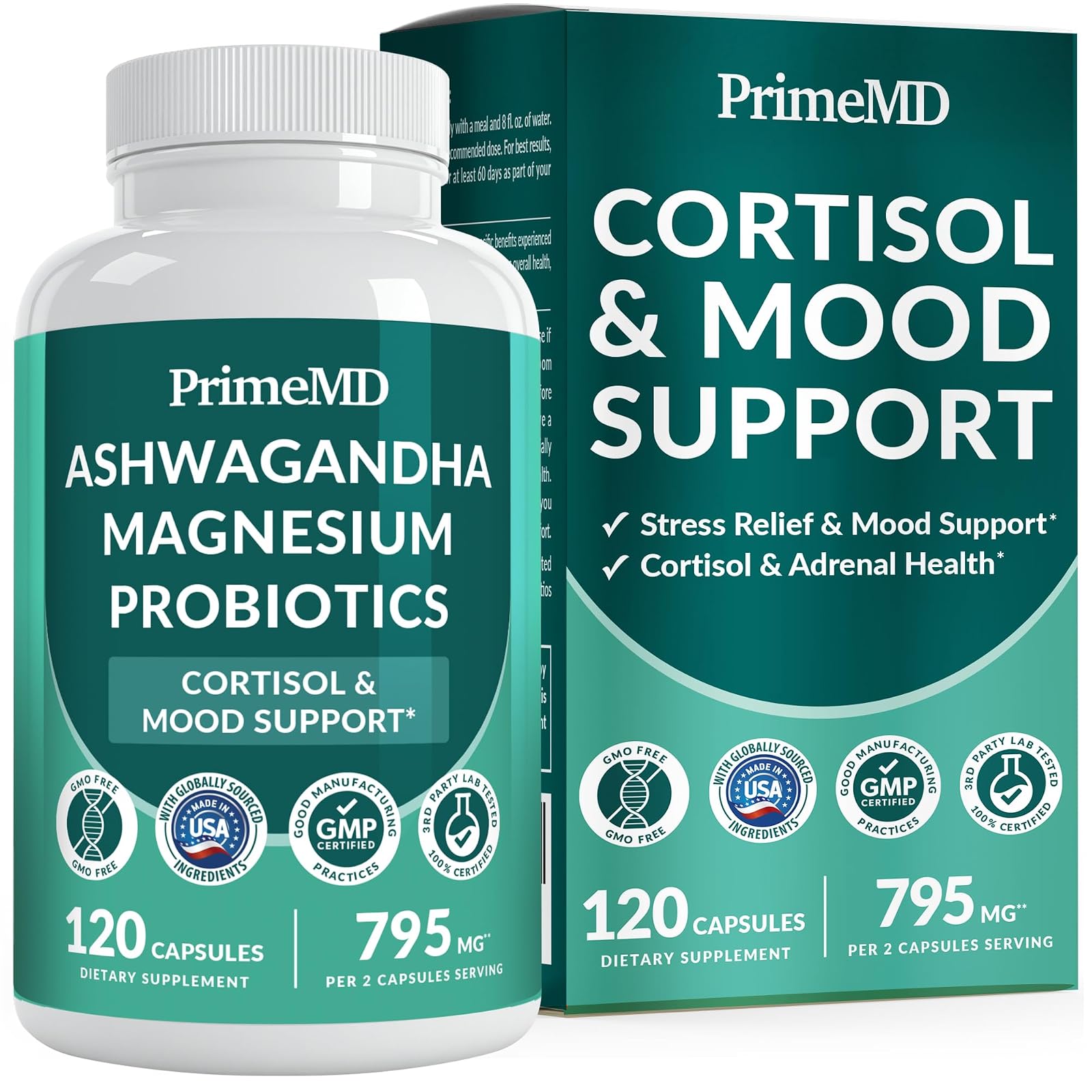 Cortisol supplement for stress relief