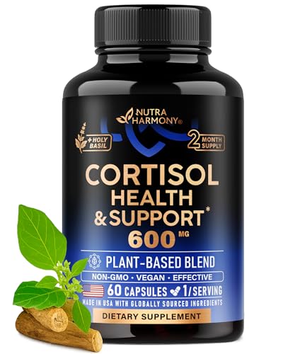 Cortisol supplement with holy basil