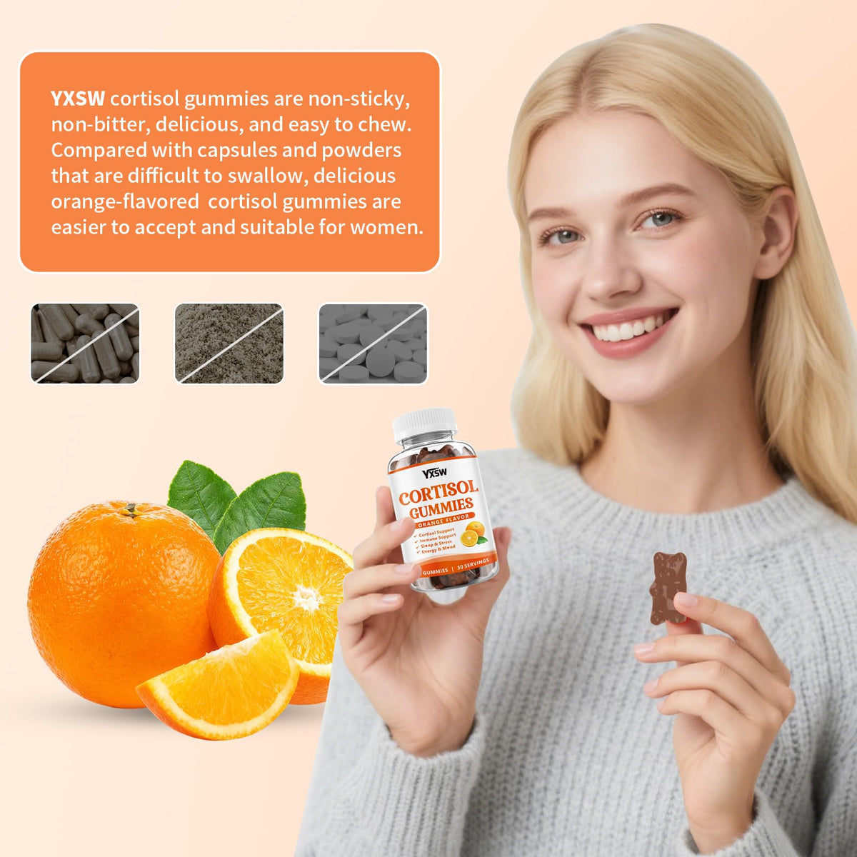 Cortisol supplements for daily wellness