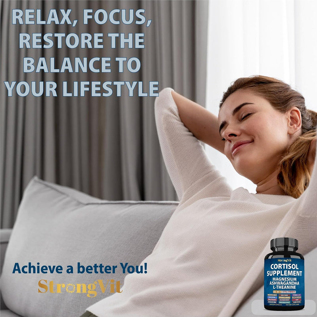 Cortisol supplements for men's wellness