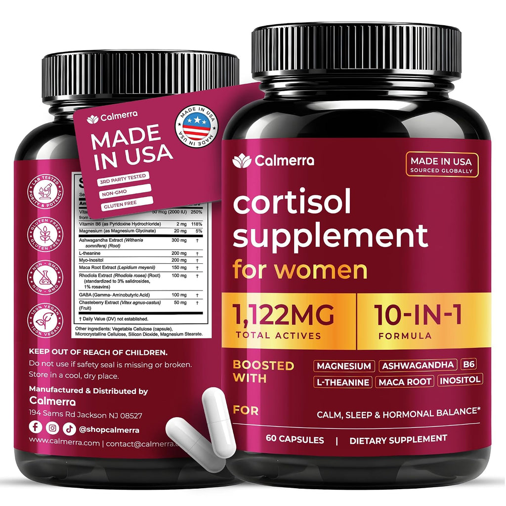 Cortisol supplements for stress relief