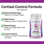Cortisol support capsules for wellness