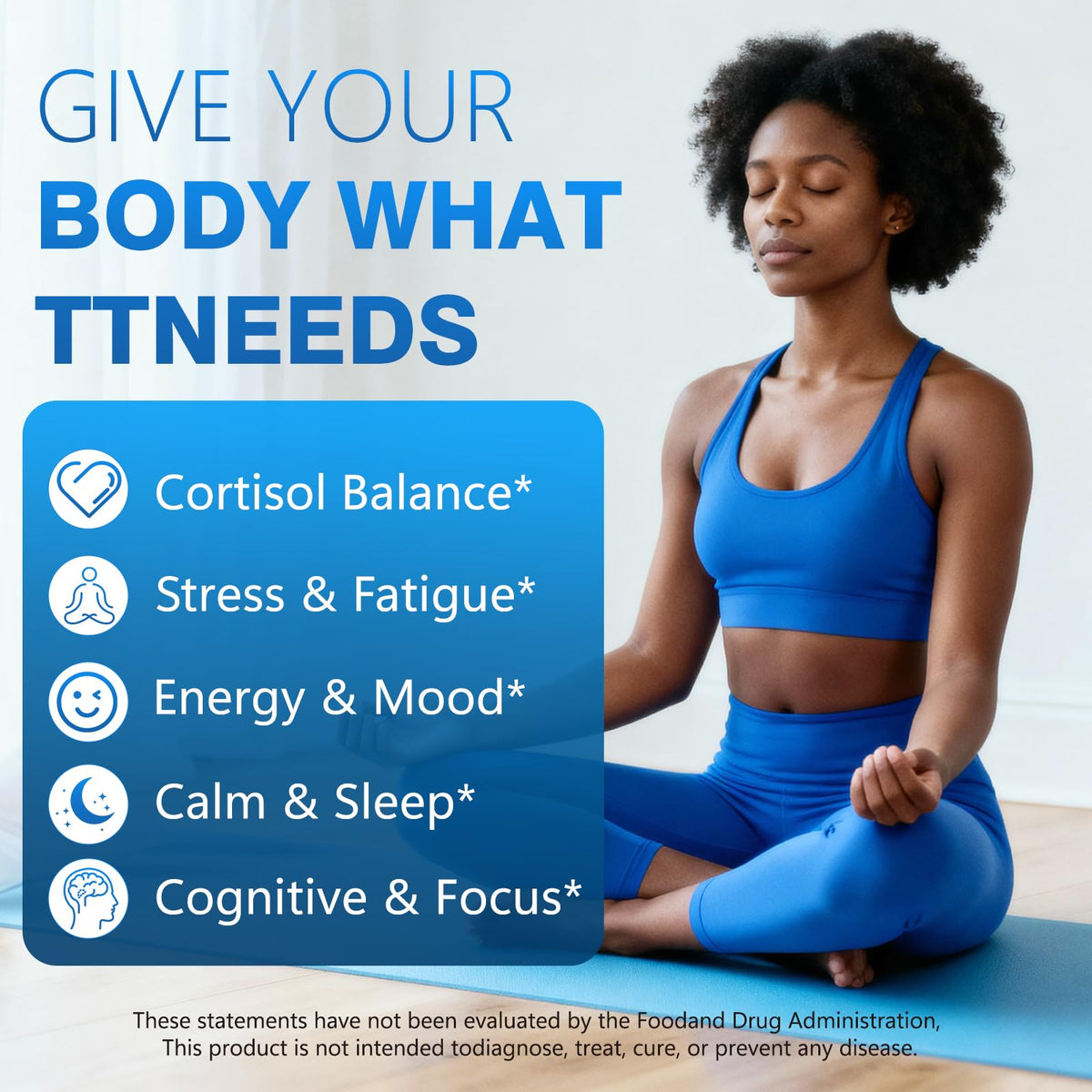 Cortisol support for better sleep