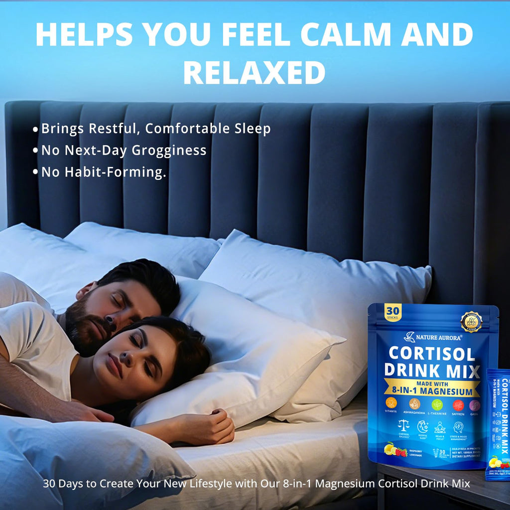 Cortisol support for busy lifestyles
