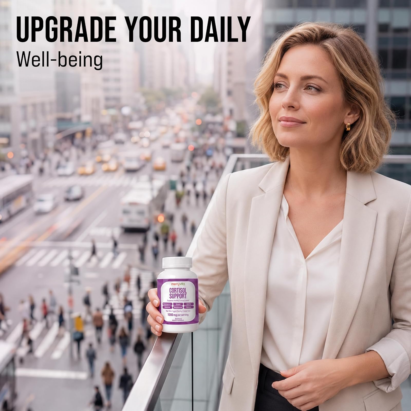 Cortisol support for improved well-being