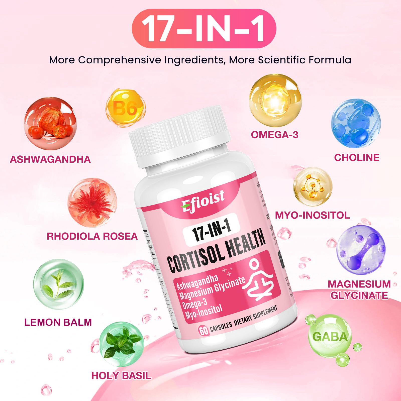 Cortisol support herbal supplement