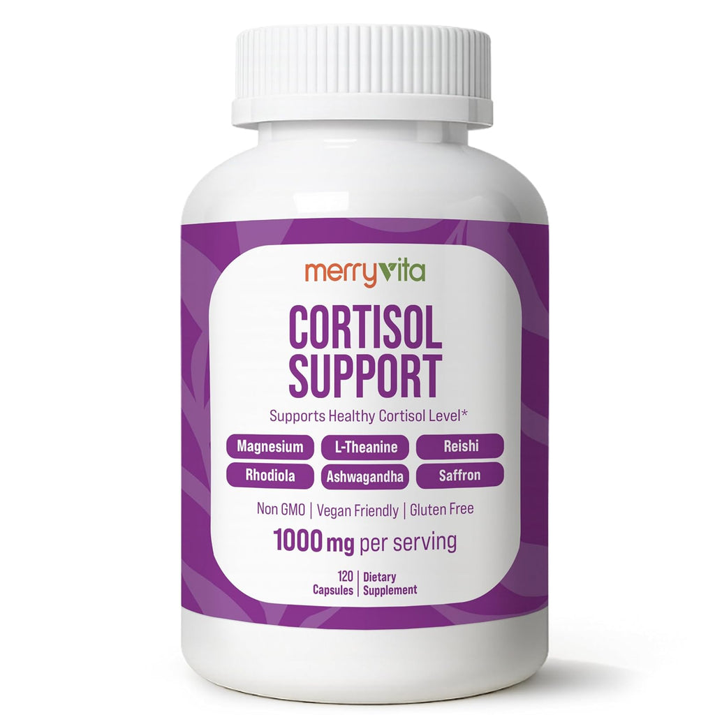 Cortisol support supplement for stress relief