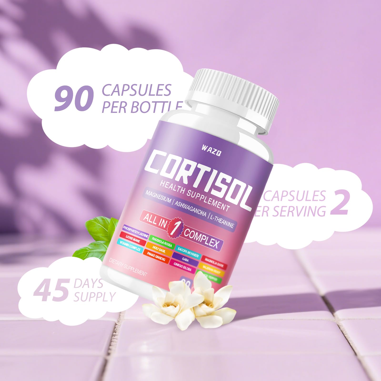 Cortisol vitamins for healthy lifestyle