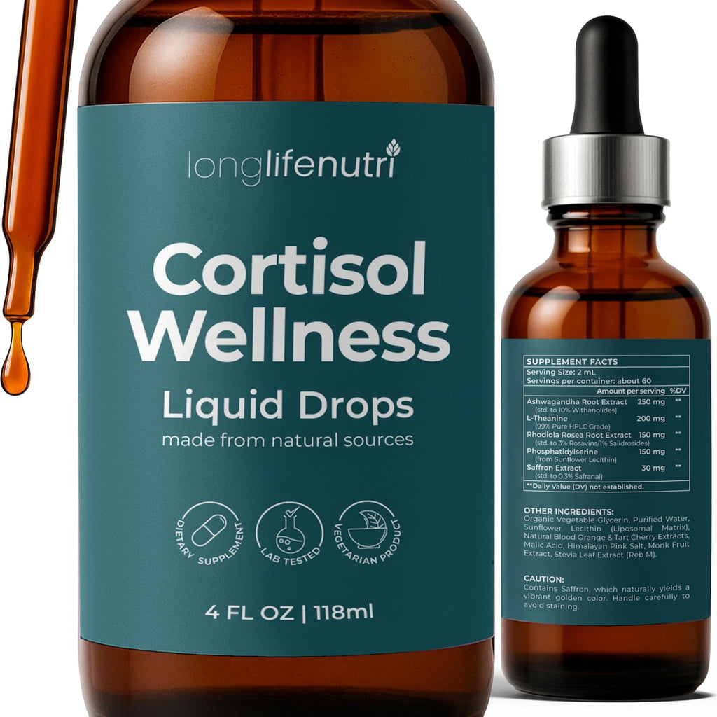 Cortisol Wellness liquid drops benefits