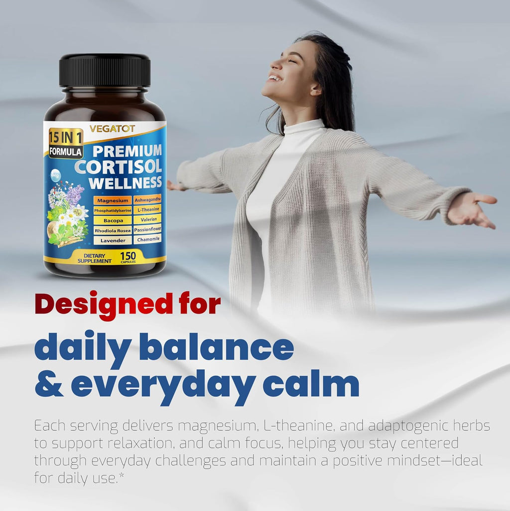 Cortisol wellness support capsules