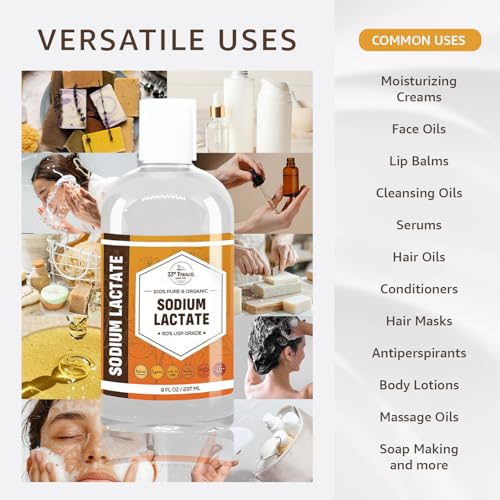 cosmetic grade sodium lactate solution