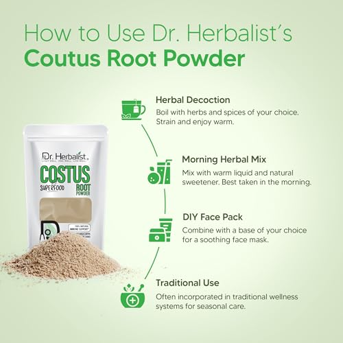 Costus root powder for holistic health
