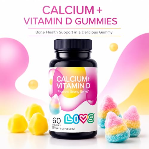 cotton candy flavour calcium gummies