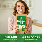 Couch Grass herbal tea for detoxifying