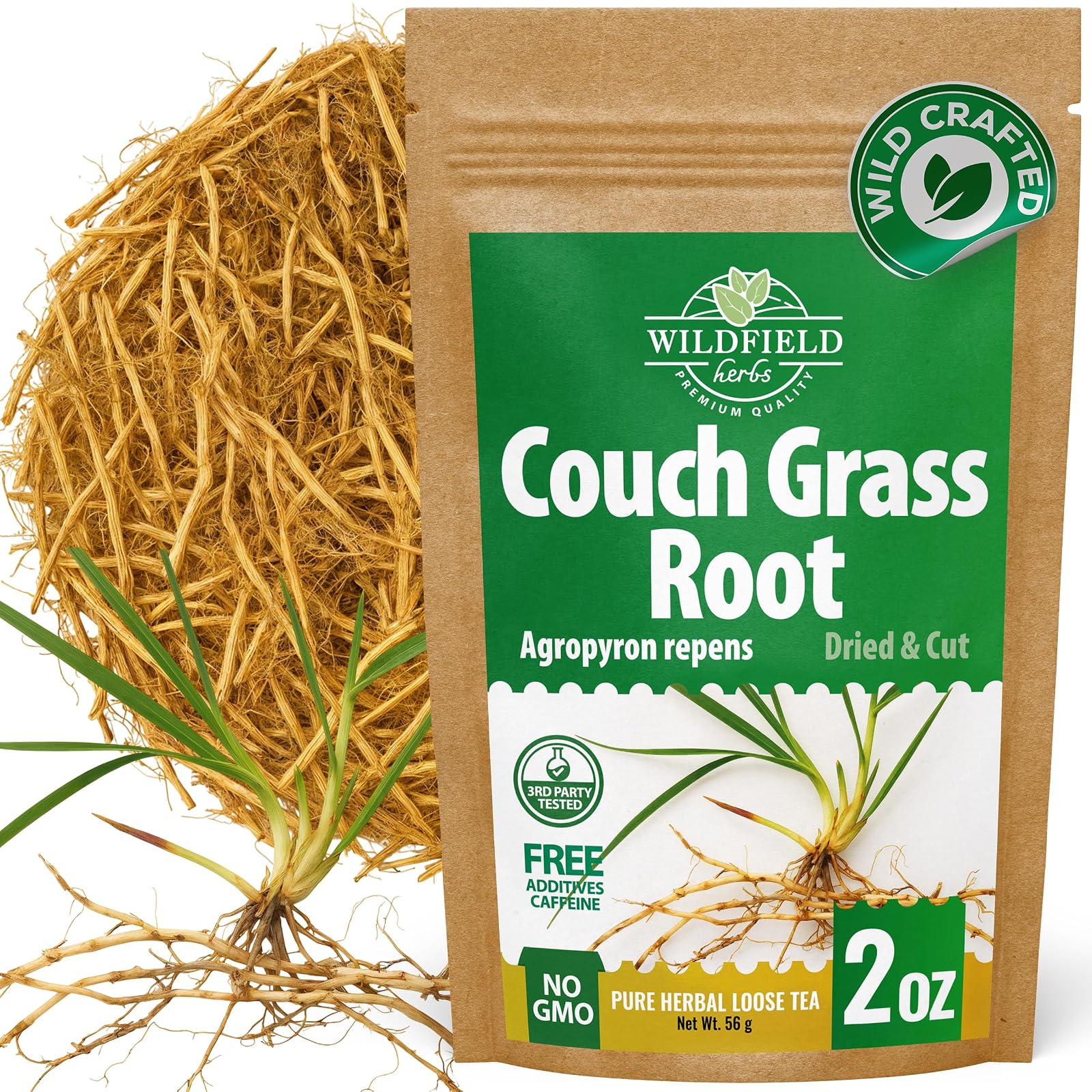 Couch Grass herbal tea for digestion