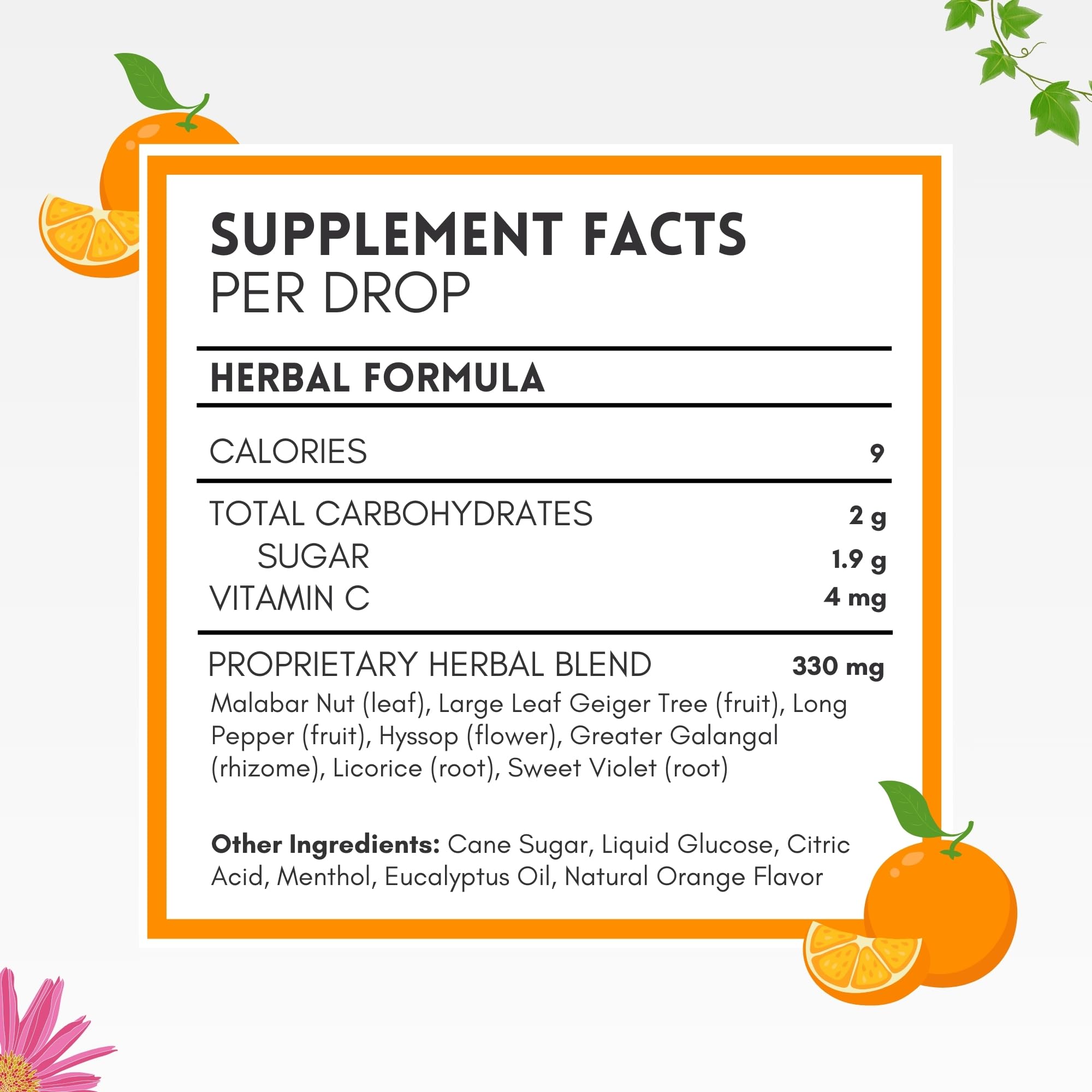 cough drops with soothing properties