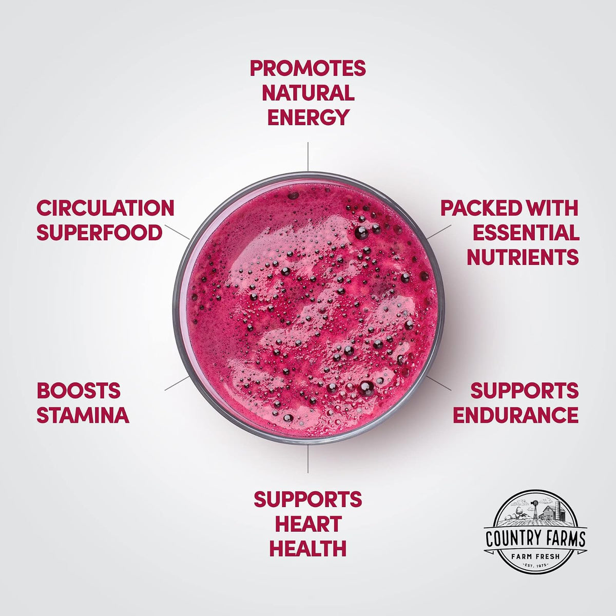 Country Farms beet root health benefits