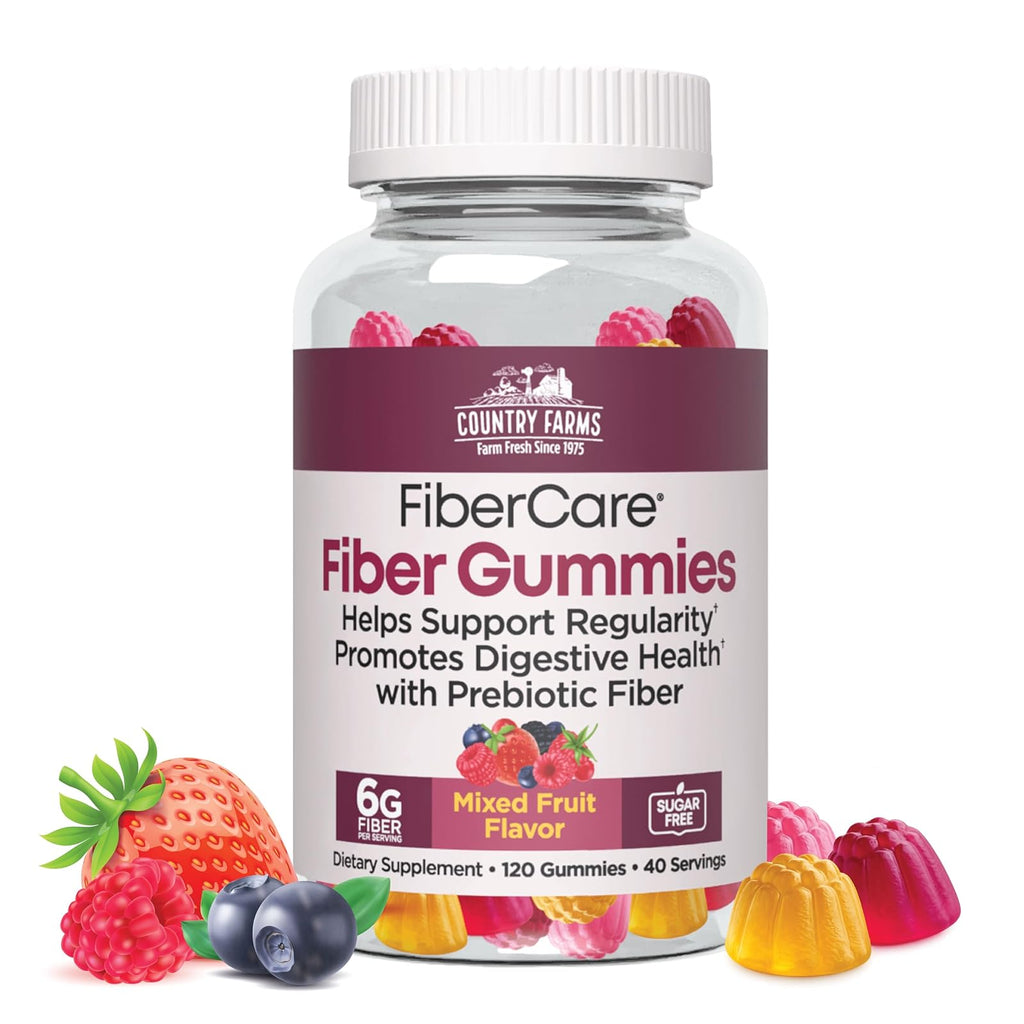 Country Farms Fiber Care gummies for digestion