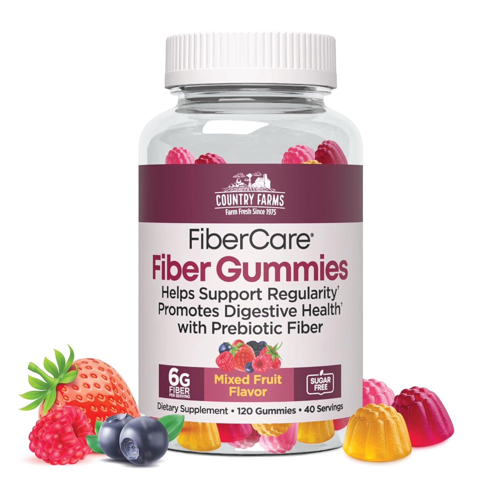 Country Farms Fiber Care gummies for digestion