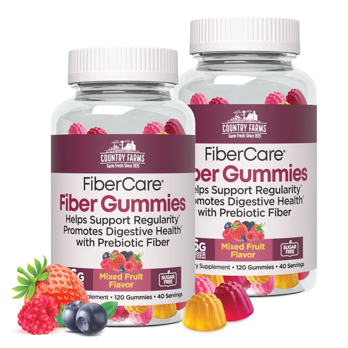 Country Farms fiber gummies for digestion