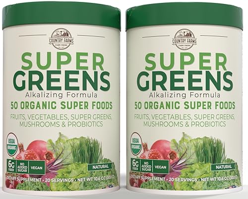 Country Farms organic greens powders