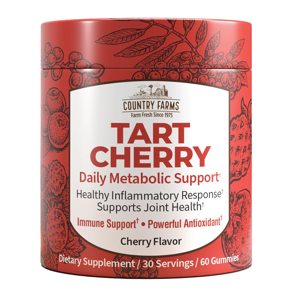 Country Farms tart cherry gummies for multivitamins