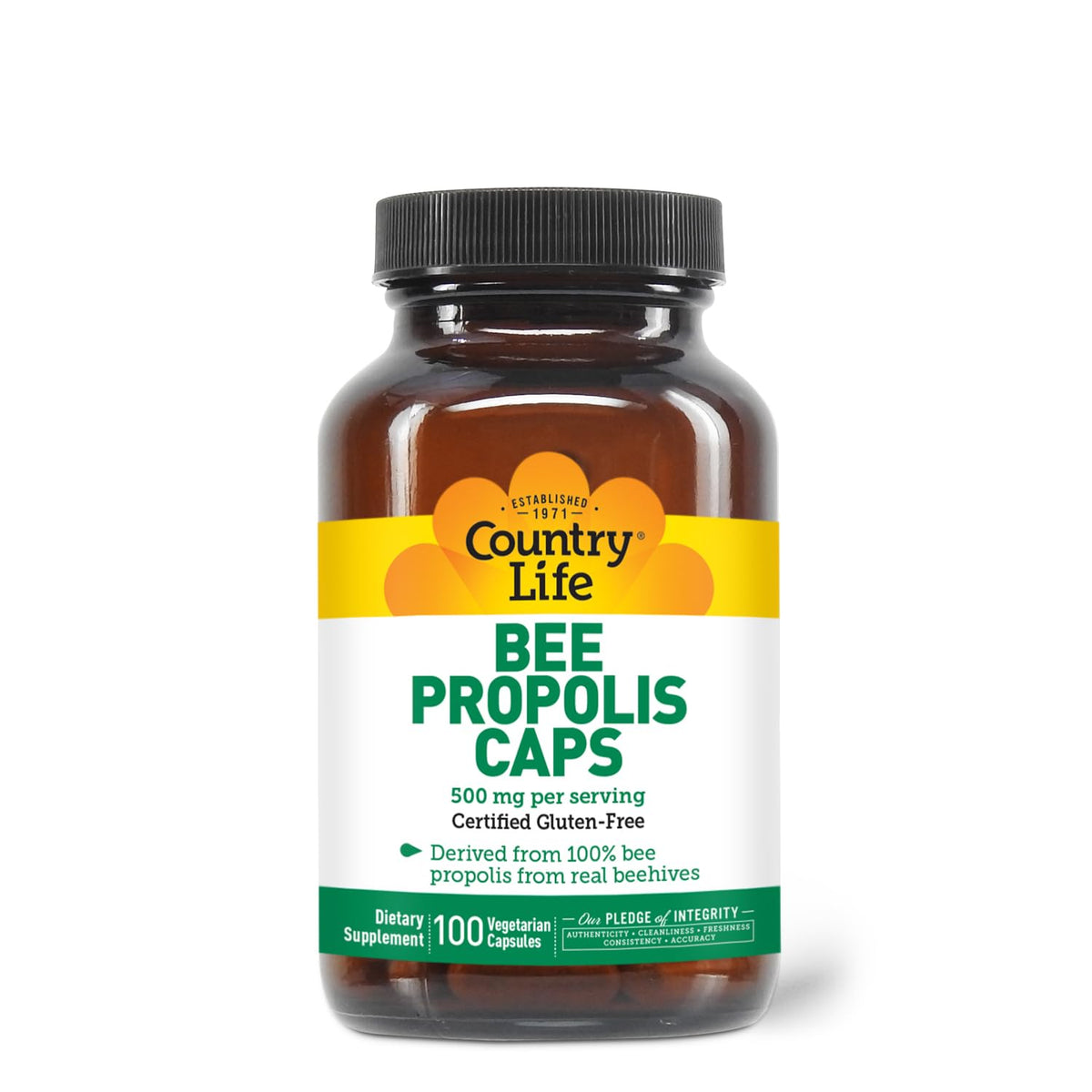 Country Life bee propolis vegetarian capsules