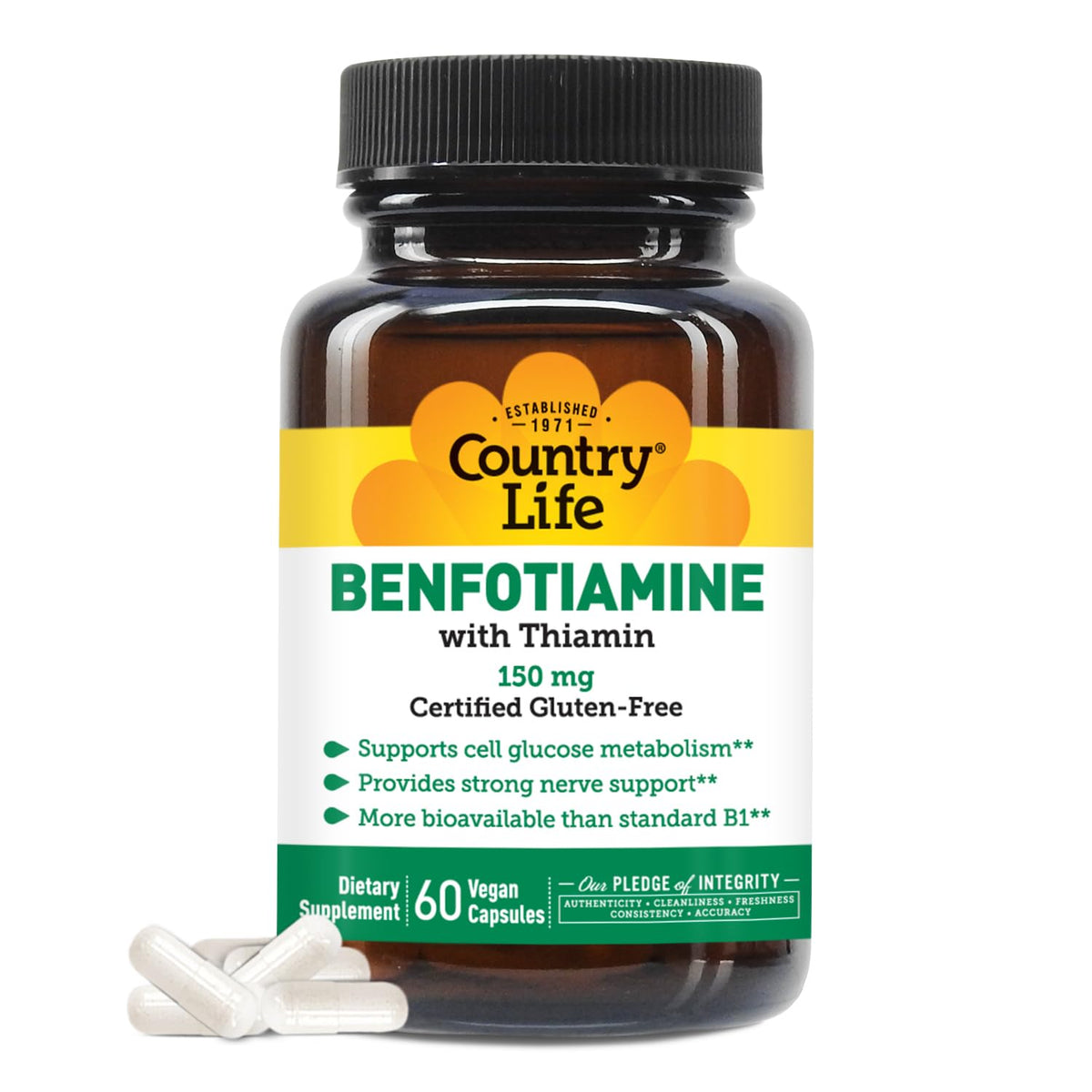 Country Life benfotiamine vegan capsules