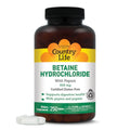 Country Life Betaine Hydrochloride benefits
