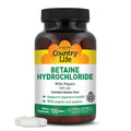 Country Life Betaine Hydrochloride benefits