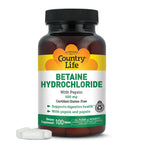 Country Life Betaine Hydrochloride benefits